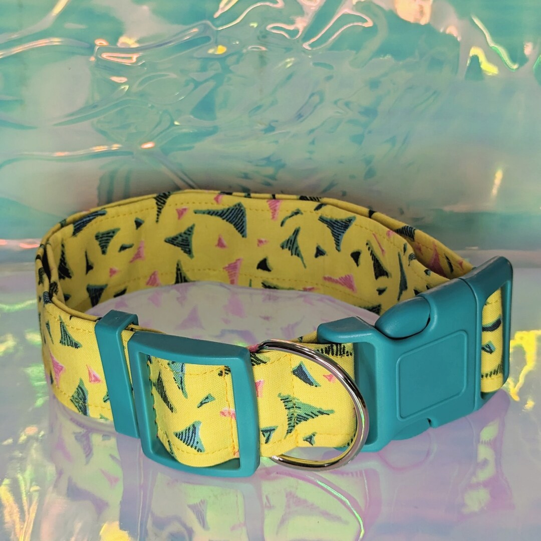 Saved by the 90s Triangle Print Adjustable 16"-26" Fursuit Collar - Etsy