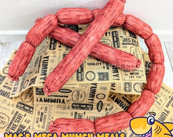 MEGA MUNCH Plush Gummy Shark Shape Snack Oversize Plushie Toy 12 ...