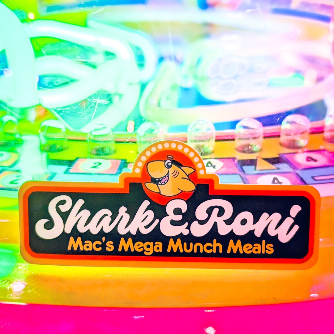 Shark E Roni's Arcade and Pizza Theater Vinyl Sticker RTS - Etsy