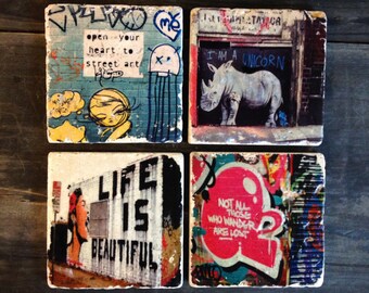 Graffiti tiles | Etsy