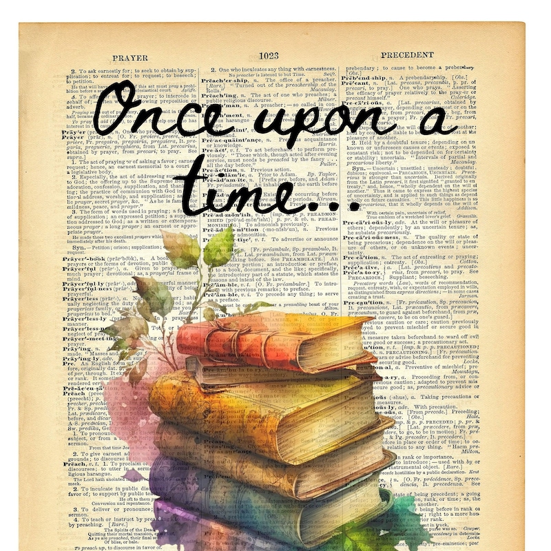 Book Page Art - Etsy