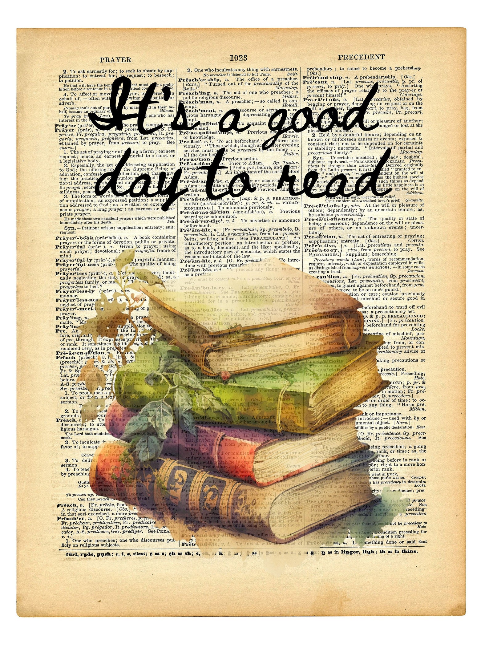 Vintage Prints/vintage Printable/digital Download Book Art/art on Book ...