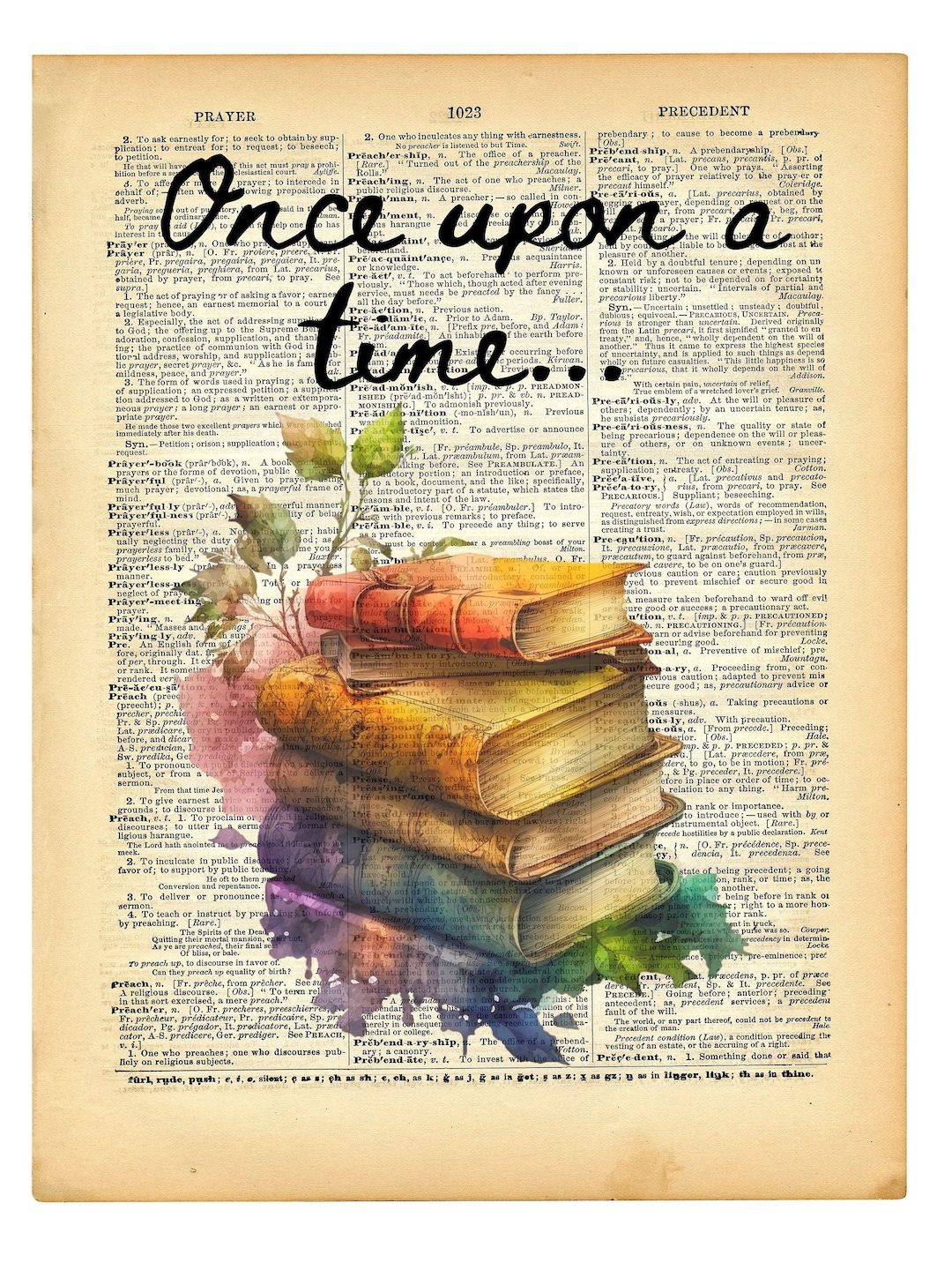 Vintage Prints/vintage Printable/digital Download Book Art/art on Book ...