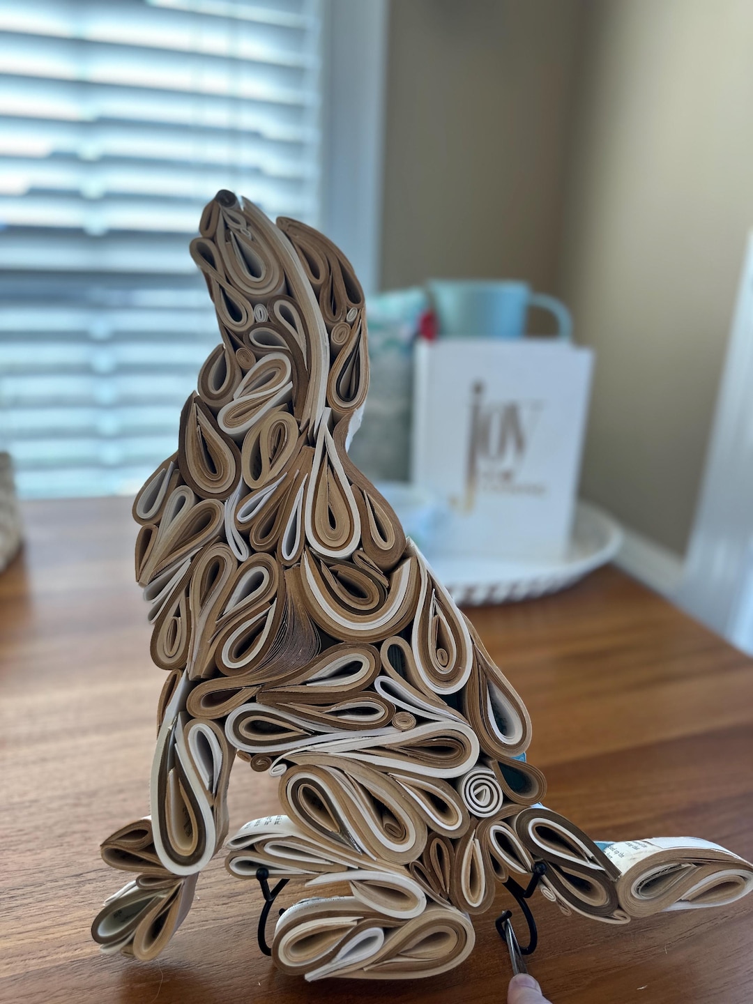 Dog Book Art Sculpture/reclaimed Book Art/upcycled Books/unique Gift ...