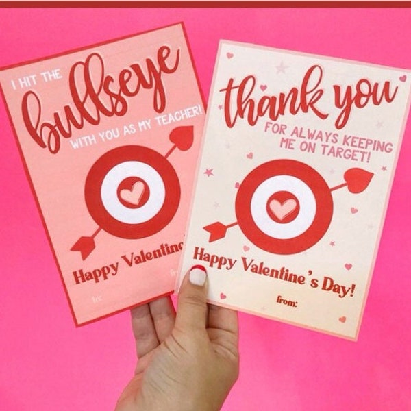 Teacher Valentine Card - Etsy
