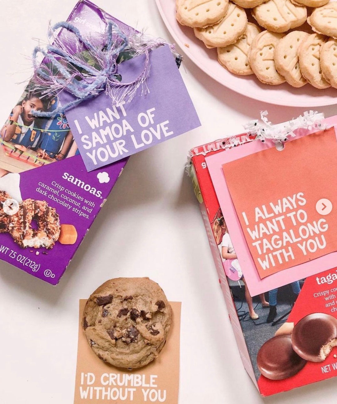 Girl Scout Cookie Printable Gift Tag, Printable Valentine Gift Tags - Etsy