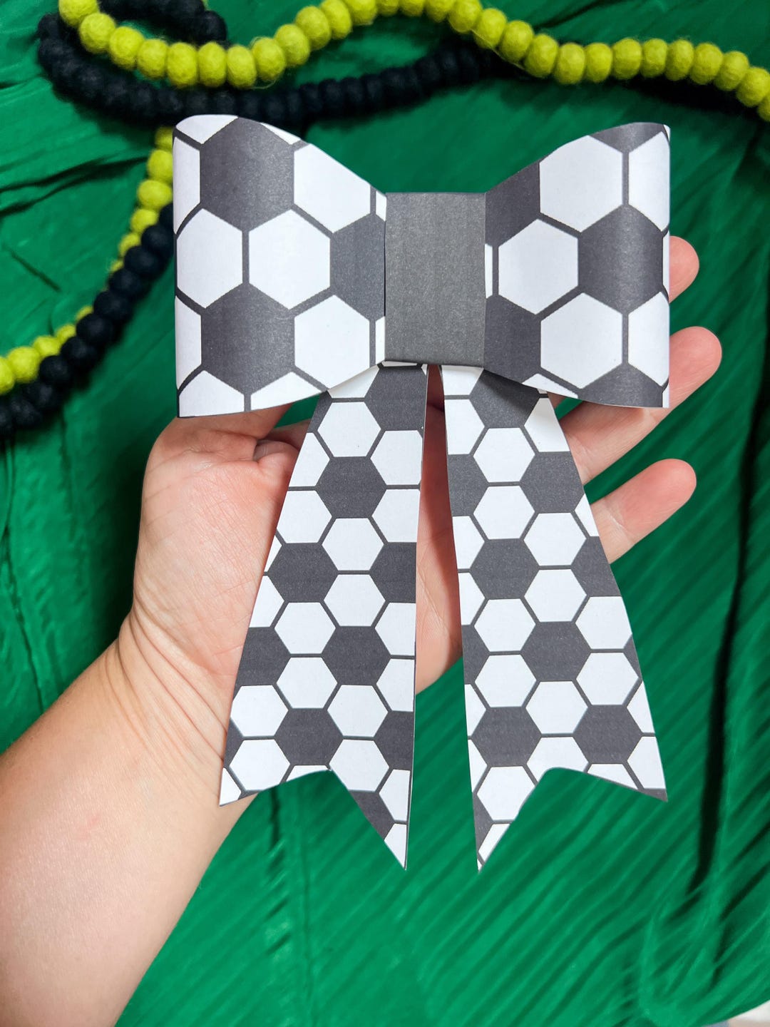 Printable Soccer Themed Bows, Bulletin Board Bow Accents, Fall Decor ...