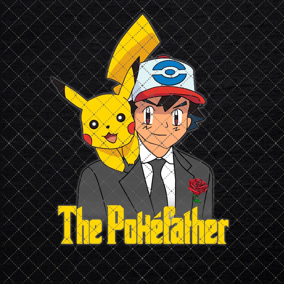 The Pokefather Png, Funny Father’s Day Png, Pokemon Dad Png, Pikachu ...
