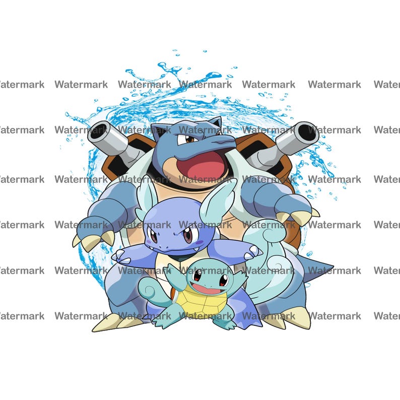 Squirtle PNG, Wartortle Blastoise Pokemon Evolution Design, Movie ...