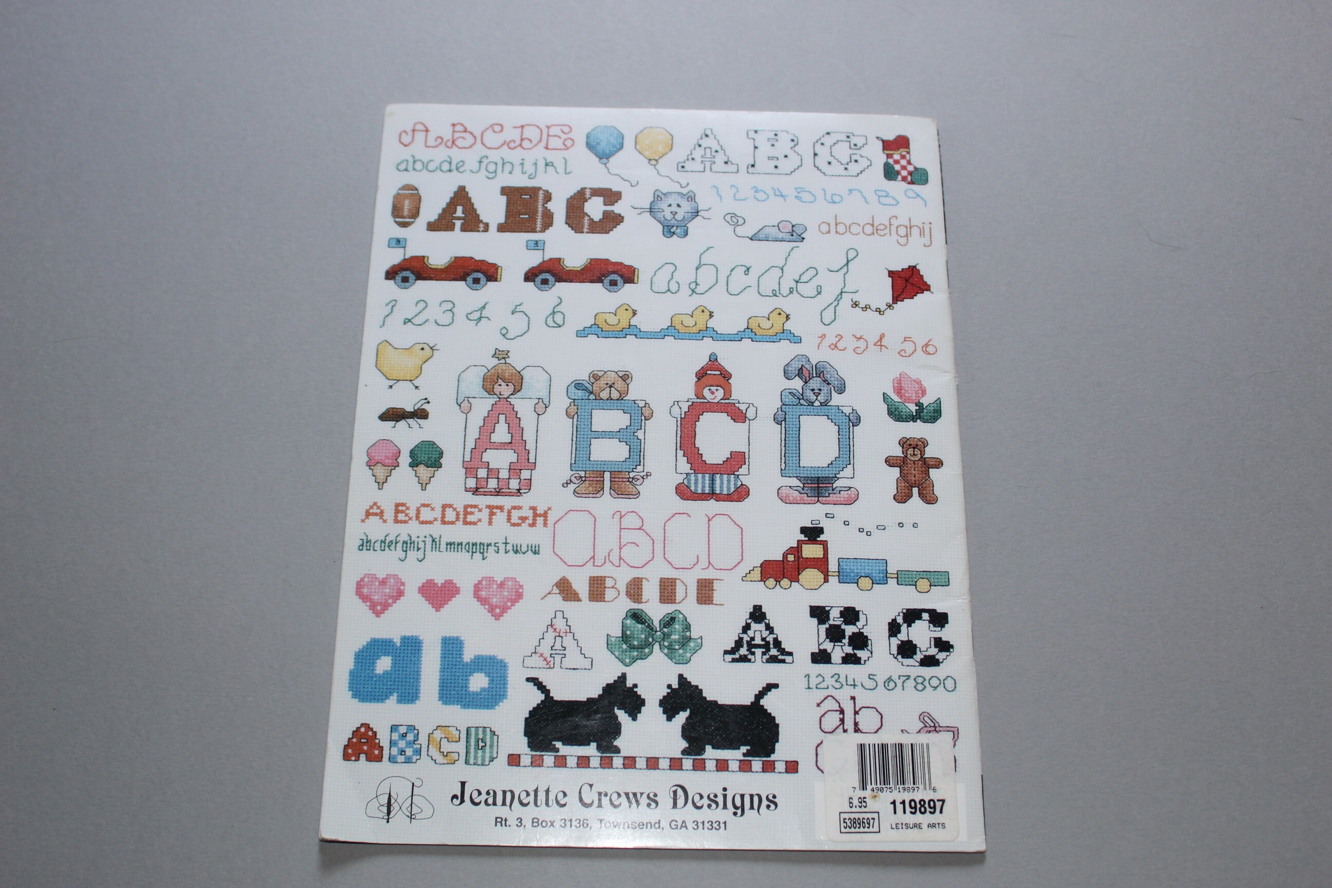 2000 Alma Lynne Designs A to Z Childrens Alphabets and Borders Counted ...