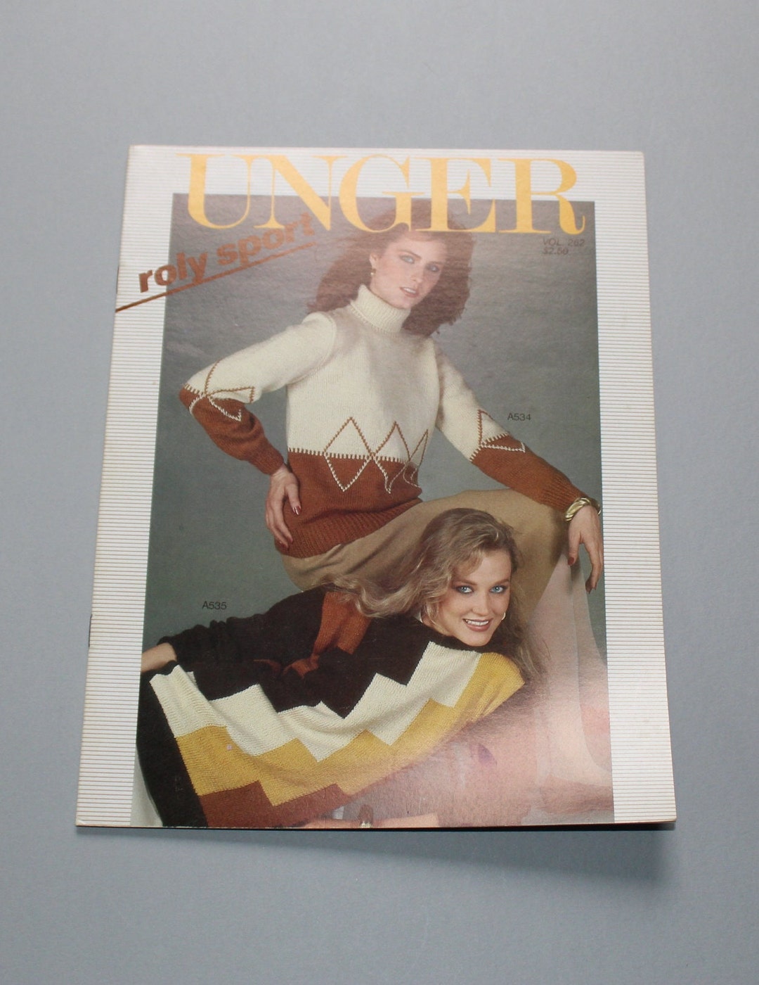 1981 Unger Volume 262 Using Roly Sport Yarn Knitting Pattern Book ...