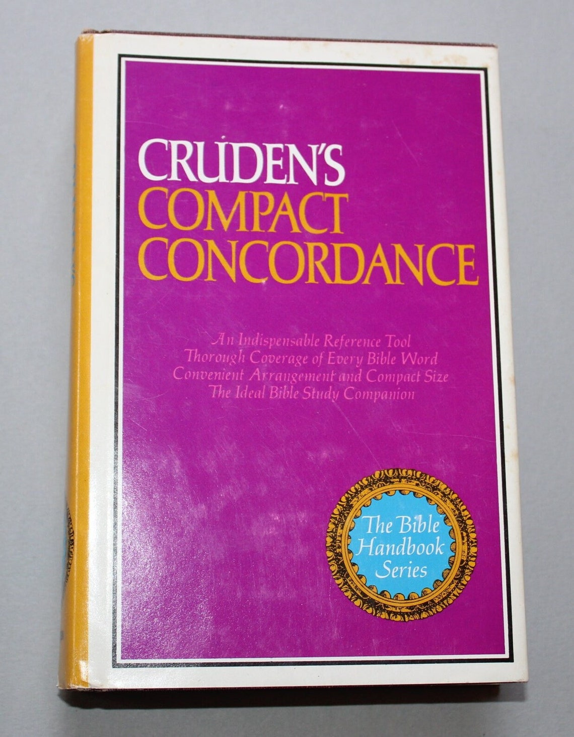 1975 Cruden's Compact Concordance Bible Handbook Reference Book Key ...