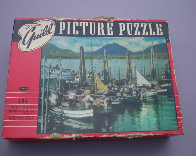 Whitman Guild Machine Cut Jigsaw Puzzle 304 Pieces Series M - Etsy