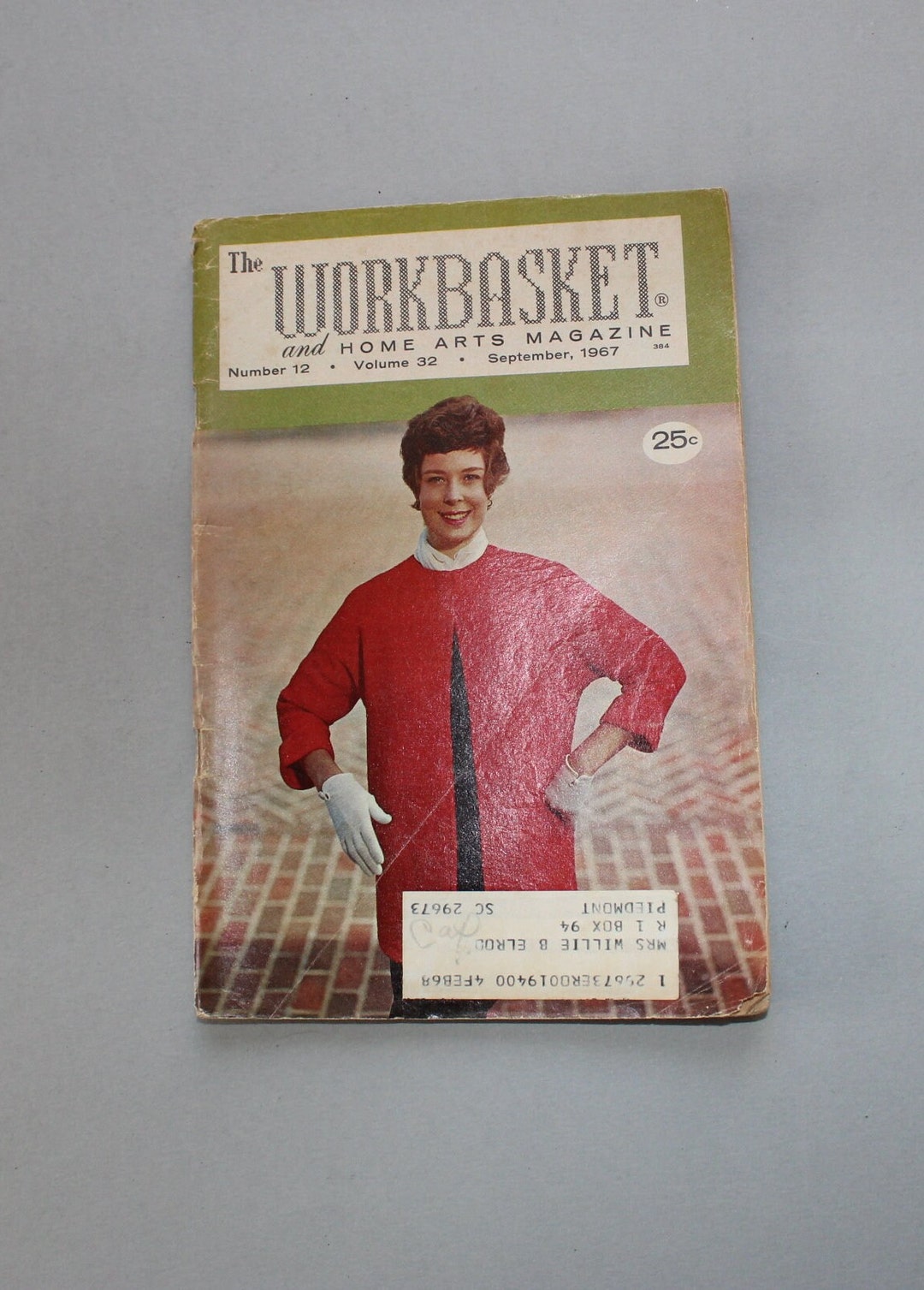 September 1967 the Workbasket Magazine Number 12 Volume 32 Knit Crochet ...
