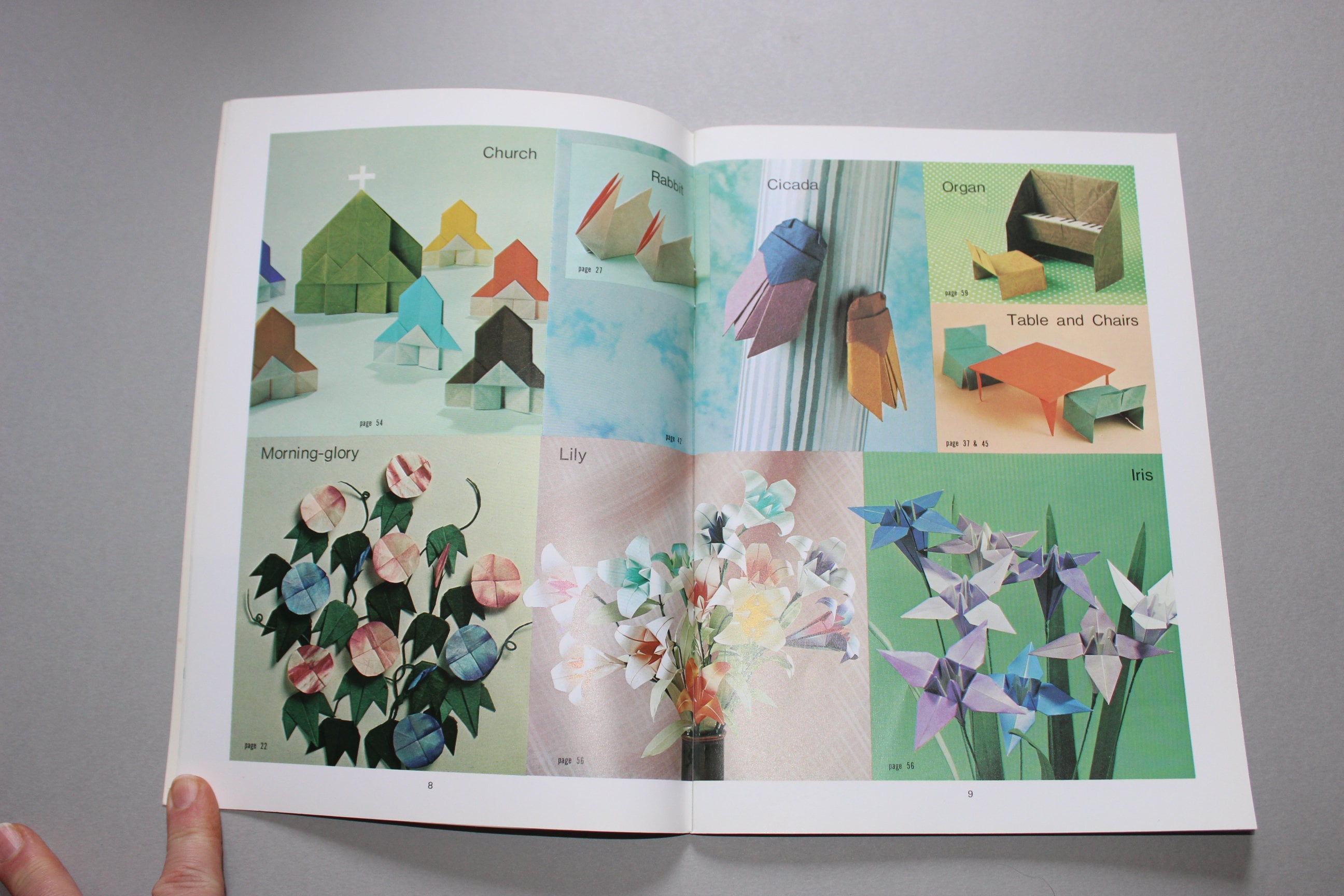 1984 Origami by Hideaki Sakata Japanese Paper Folding Instruction Book ...
