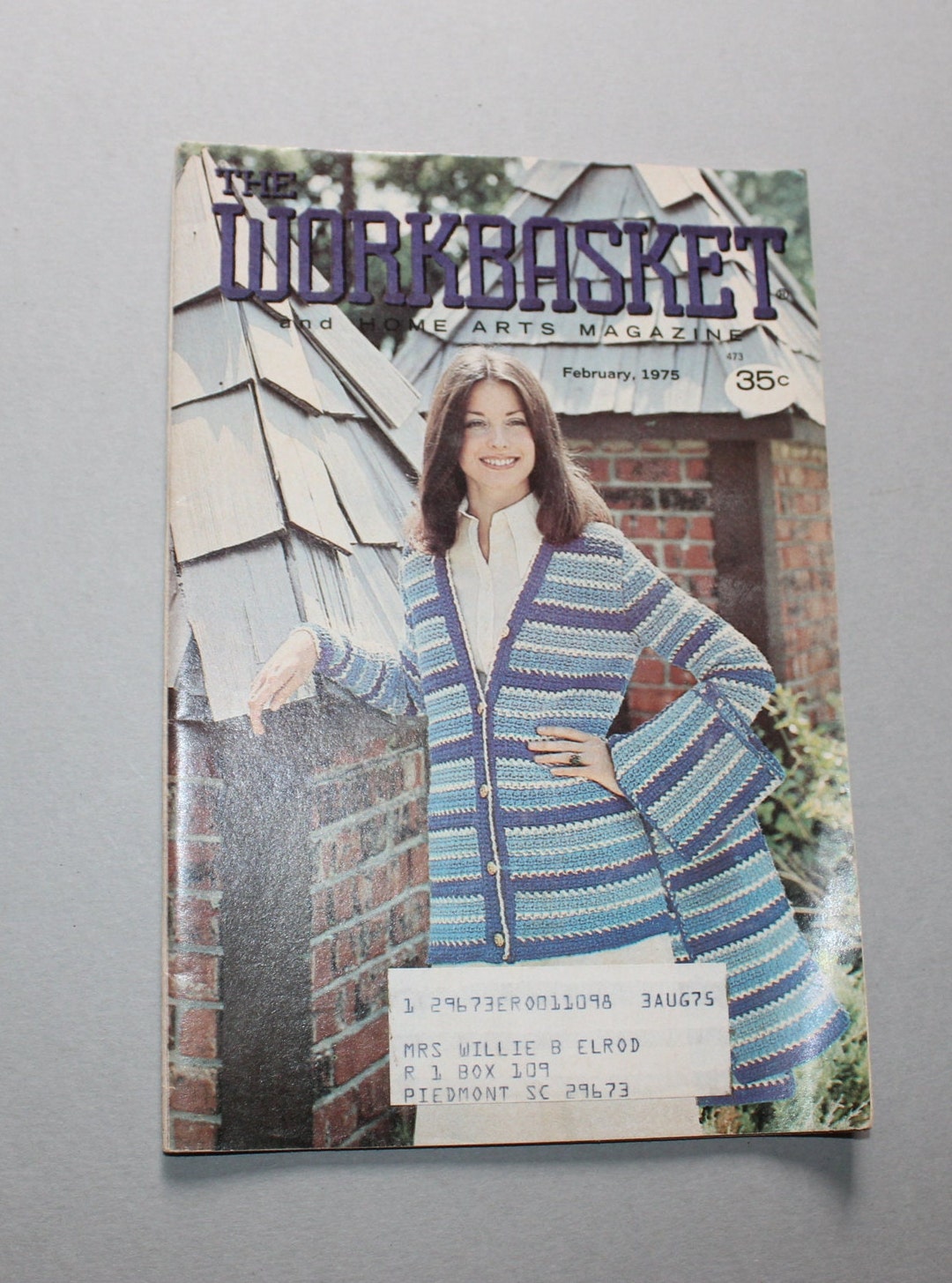 February 1975 the Workbasket Magazine Number 5 Volume 40 Knit Crochet ...