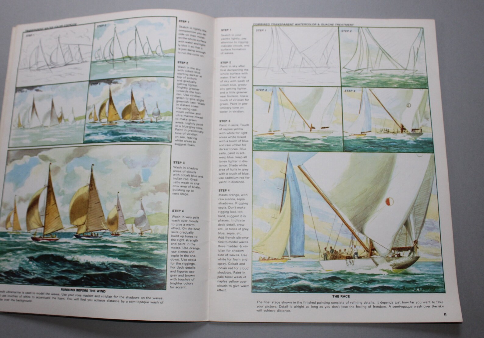 1960s How to Paint Boats No. 98 by Ralph S Coventry a Walter Foster How ...