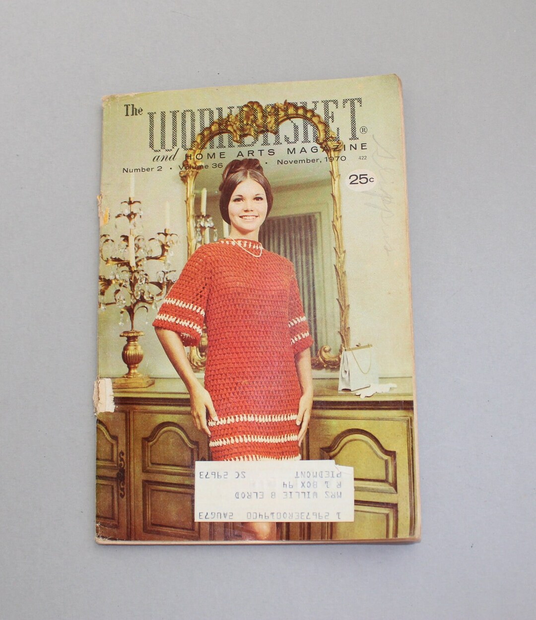 November 1970 the Workbasket Magazine Number 2 Volume 36 Knit Crochet ...