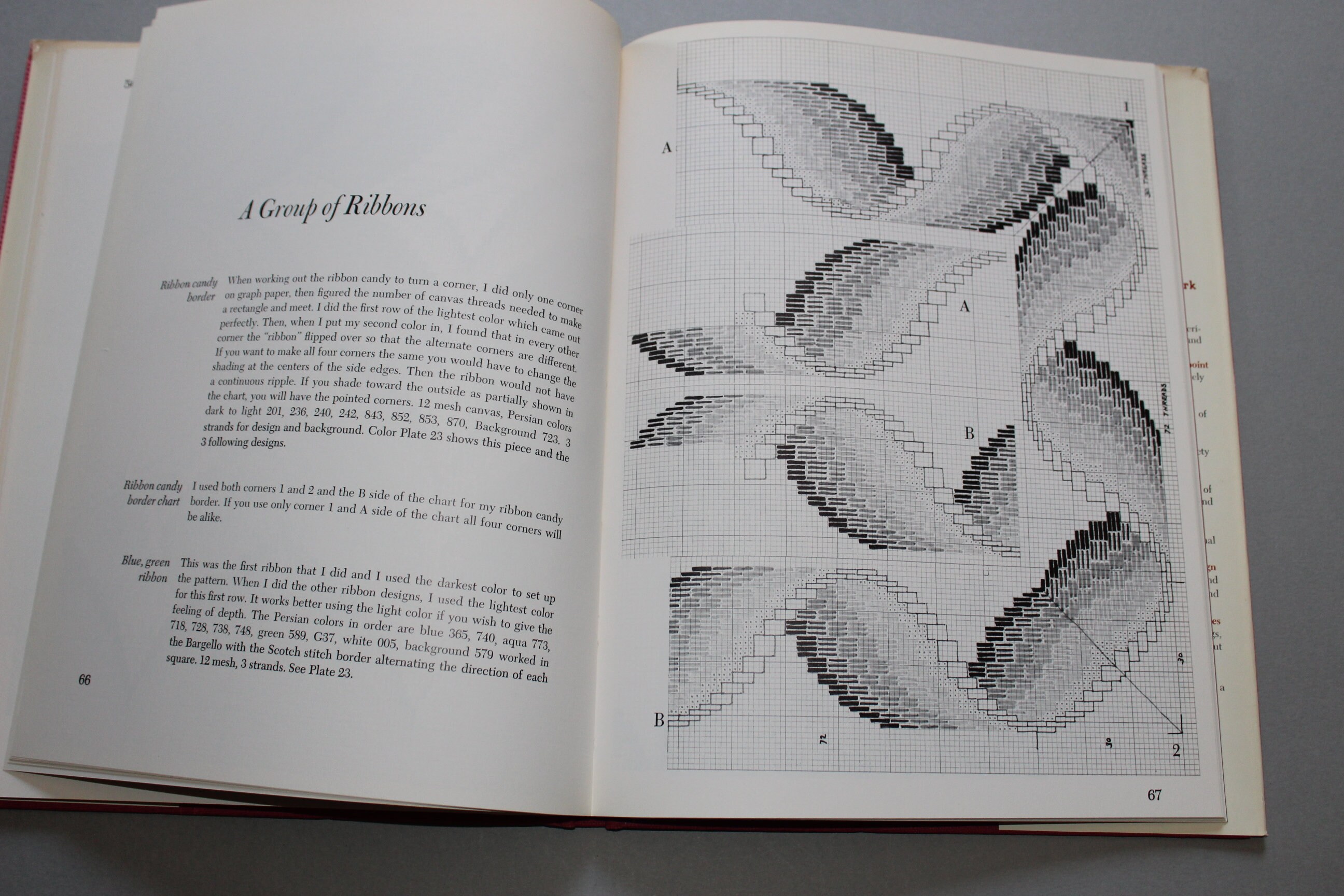 1974 Four Way Bargello Revised by Dorothy Kaestner Needlepoint ...