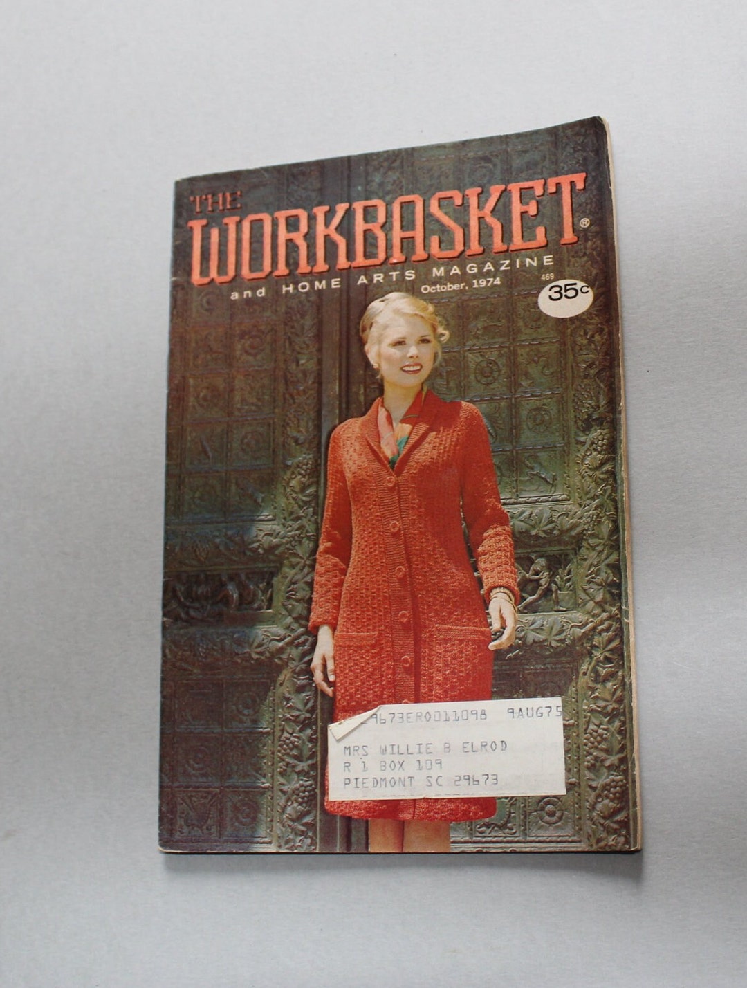 October 1974 the Workbasket Magazine Number 1 Volume 40 Knit Crochet ...