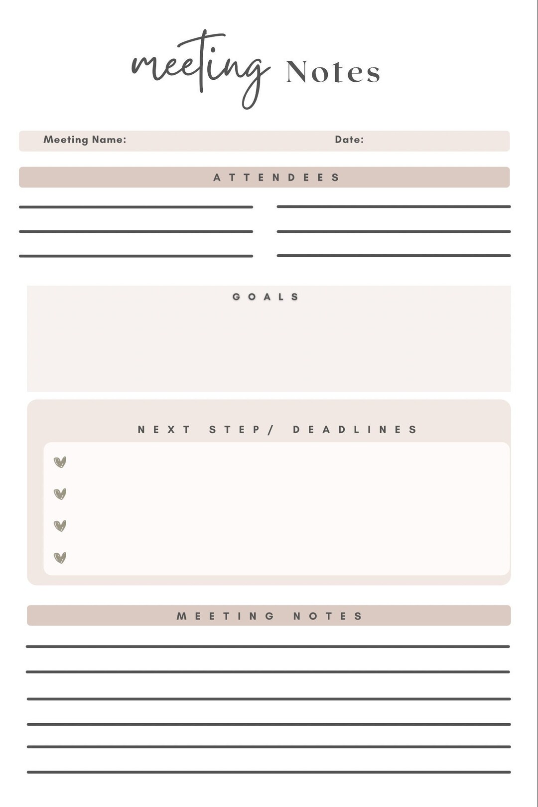 Meeting Notes - Etsy