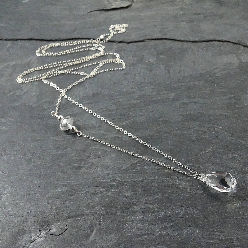 Long Pendant Necklaces Silver - Etsy