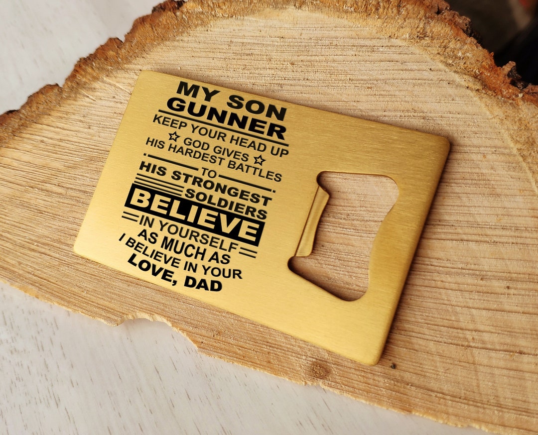 Custom to My Son Gift, Son's Birthday Gift, Personalized Men's Gift ...