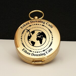 Customized Engraved Compass, Gift From Mom to My Son, Personalized Son ...