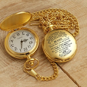 Engraved Pocket Watches Men's Pocket Watch Grandson Gift Graduation ...