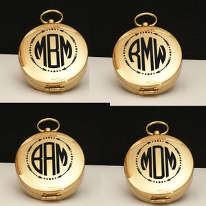 Customized Grandson Name Engraved Compass Gift From Grandma Grandpa ...