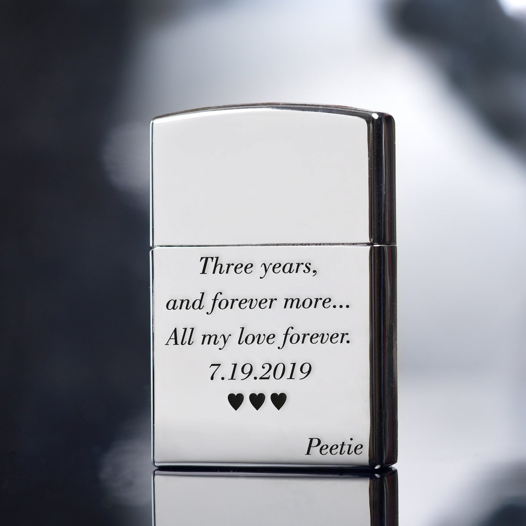 Laser Engraved Lighter, Men's Lighter, Windproof Lighter for Mens ...