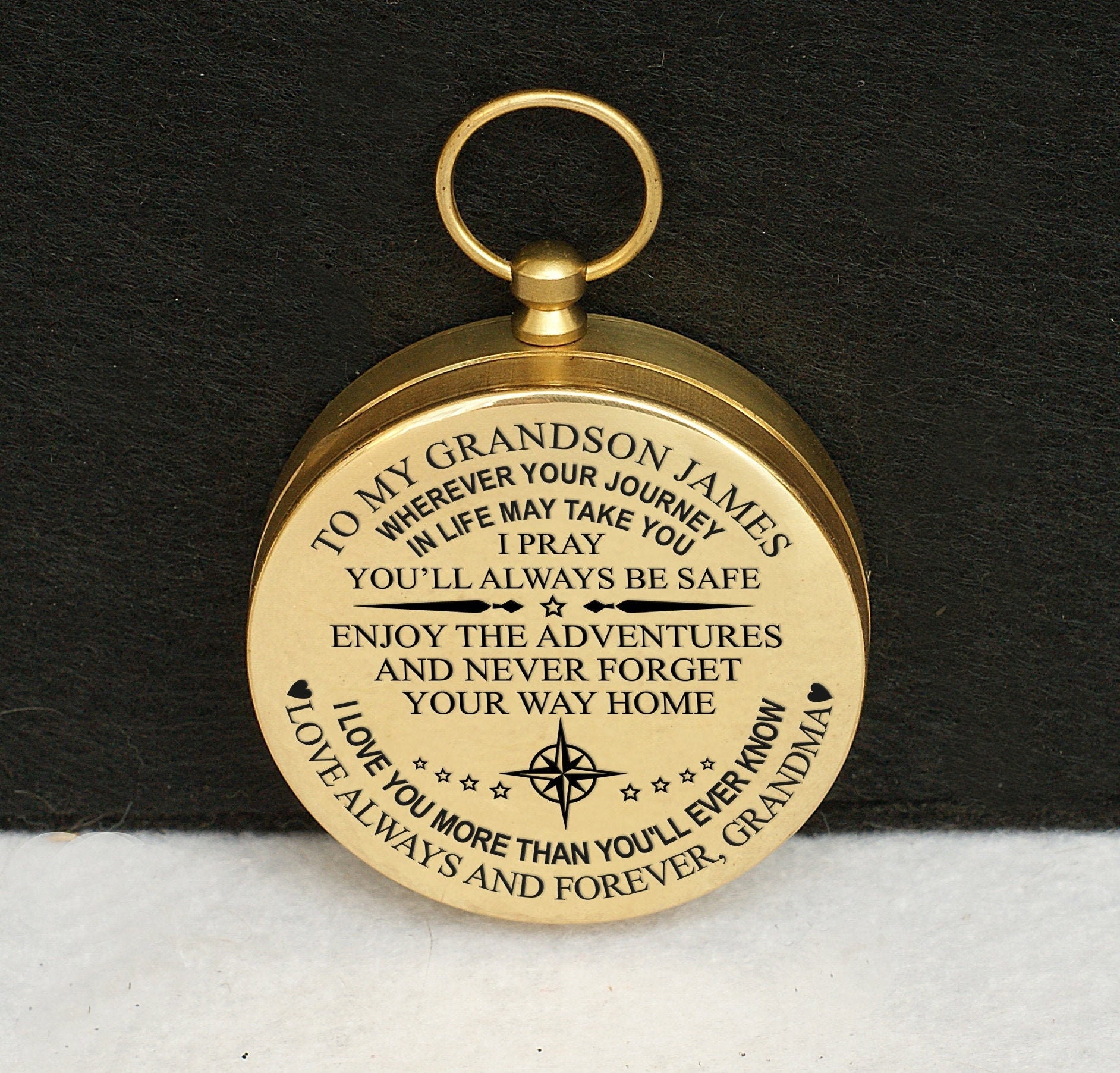 Personalized Compass Personalized Gifts Engraved Unique - Etsy