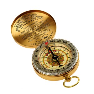 Customized Engraved Compass, Gift From Mom to My Son, Personalized Son ...