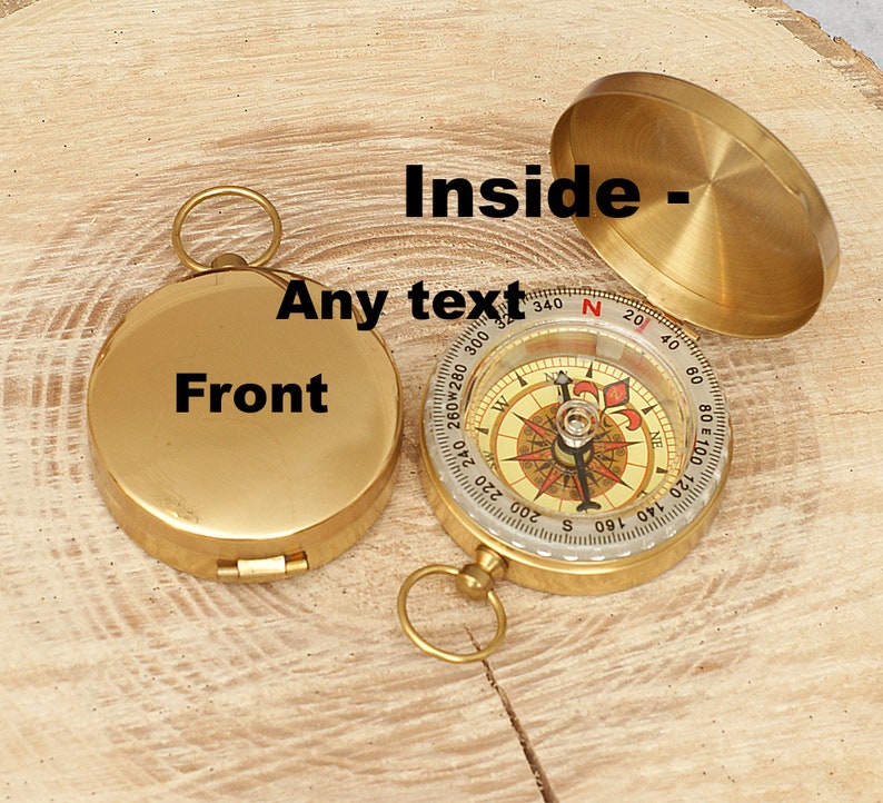 Engraved compass personalized compass mens gift To my son | Etsy