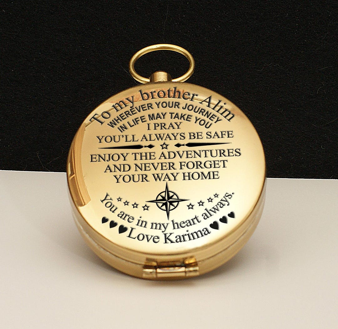 100 % Working Compass : Brother Birthday Gift, Sister Birthday Gift ...