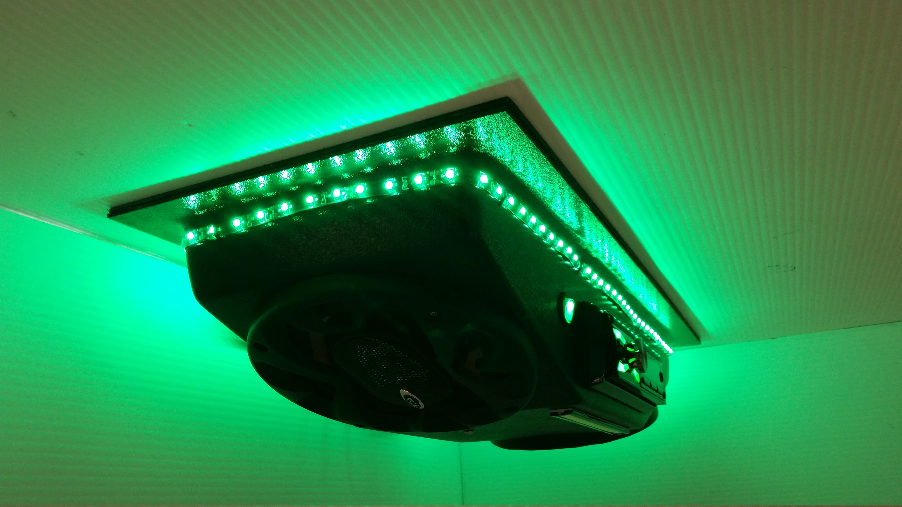 Universal Overhead Stereo Radio Console for Golf Cart UTV RZR Razor ...