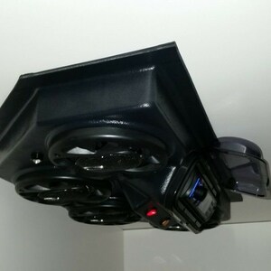 BLEMISHED! Golf Cart UTV Overhead Stereo Radio Housing Holds Four 5 1/4 ...