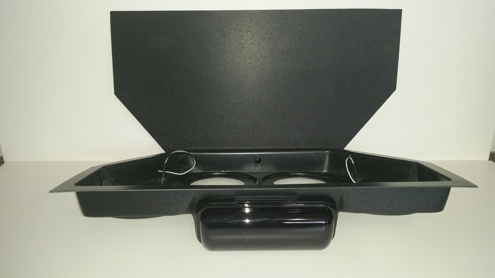 Golf Cart UTV Overhead Stereo Console Radio Housing Holds Four Speakers ...