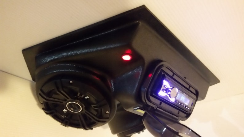 New Golf Cart EZ GO Club Car Yamaha Overhead Stereo Radio Console 6.5 ...