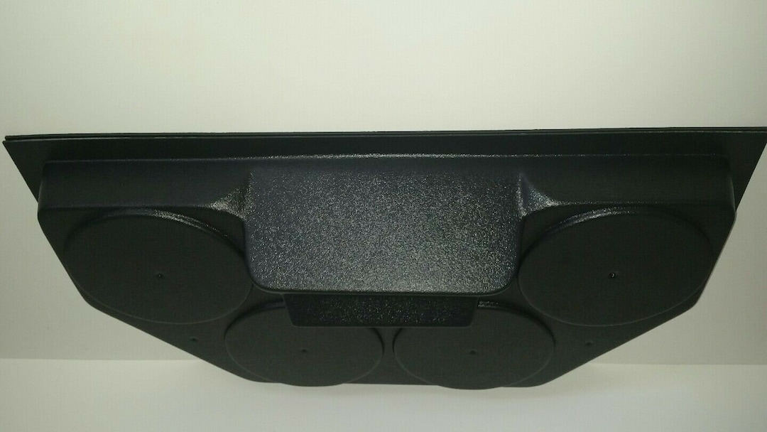 BLEMISHED! Golf Cart UTV Overhead Stereo Radio Housing Holds Four 5 1/4 ...