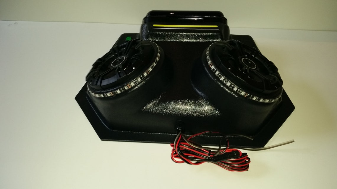 UTV Golf Cart Overhead Stereo Console: Kicker Speakers, Bluetooth ...
