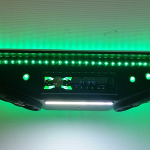 Universal Overhead Stereo Radio Console for Golf Cart UTV Tractor Truck ...