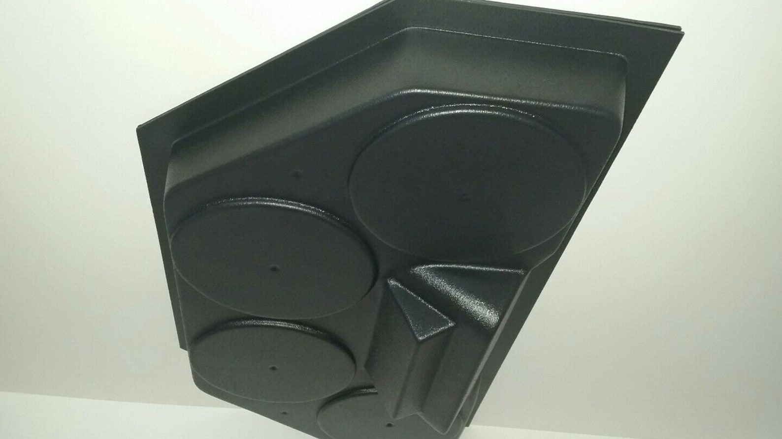 Golf Cart UTV Overhead Stereo Console Radio Housing Holds Four Speakers ...