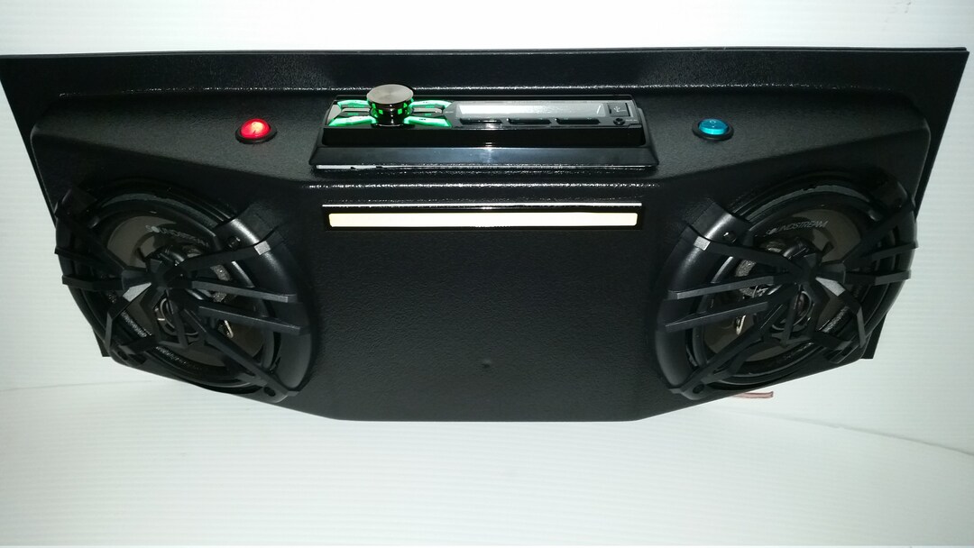 Golf Cart UTV Overhead Stereo Radio Console With Bluetooth & Tarantula ...