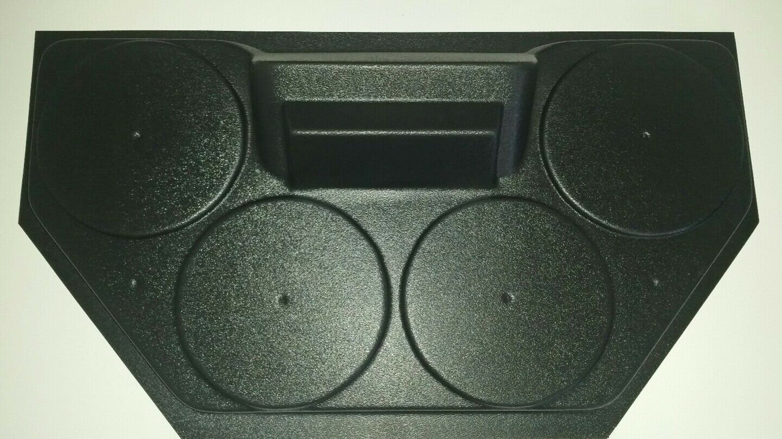 Golf Cart UTV Overhead Stereo Console Radio Housing Holds Four Speakers ...