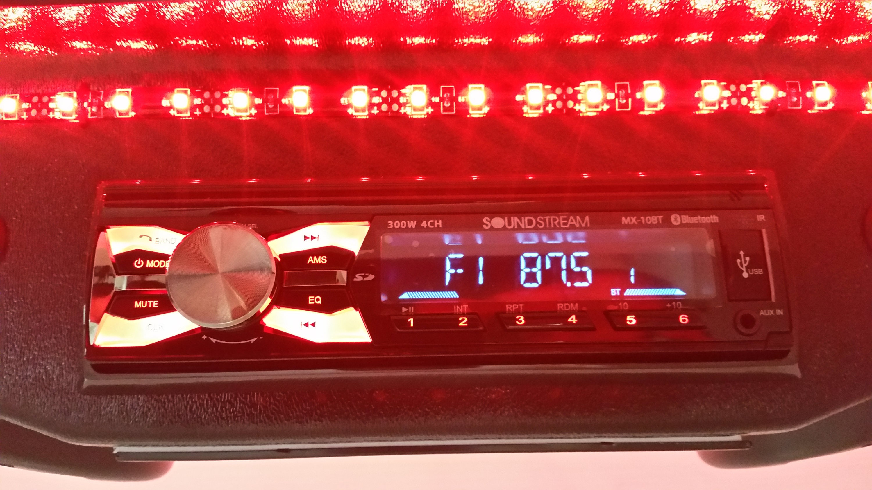 Golf Cart UTV Radio Overhead Stereo Console With Bluetooth - Etsy