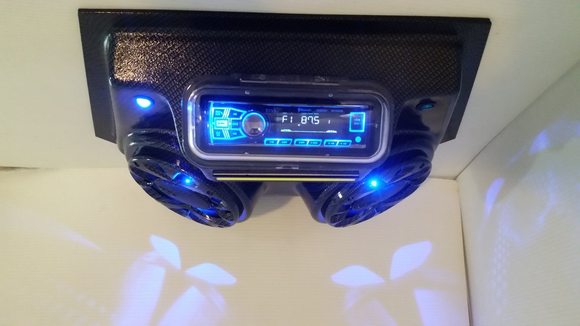 UTV Radio Golf Cart Overhead Stereo Console and 6.5 - Etsy