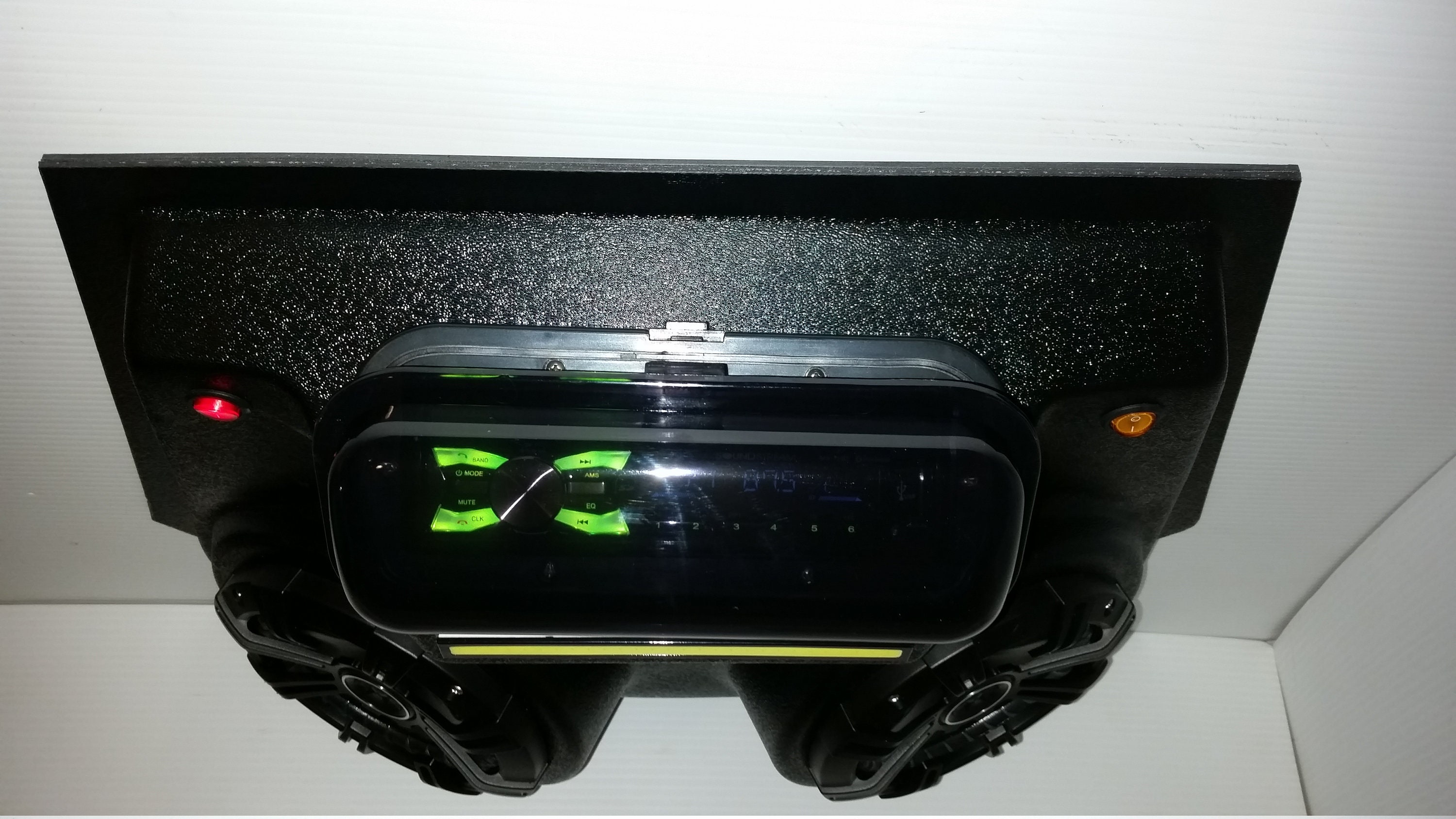 New Golf Cart EZ GO Club Car Yamaha Overhead Stereo Radio Console 6.5 ...