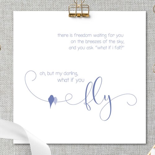 What If You Fly Customized Nursery Print / Oh but My Darling | Etsy