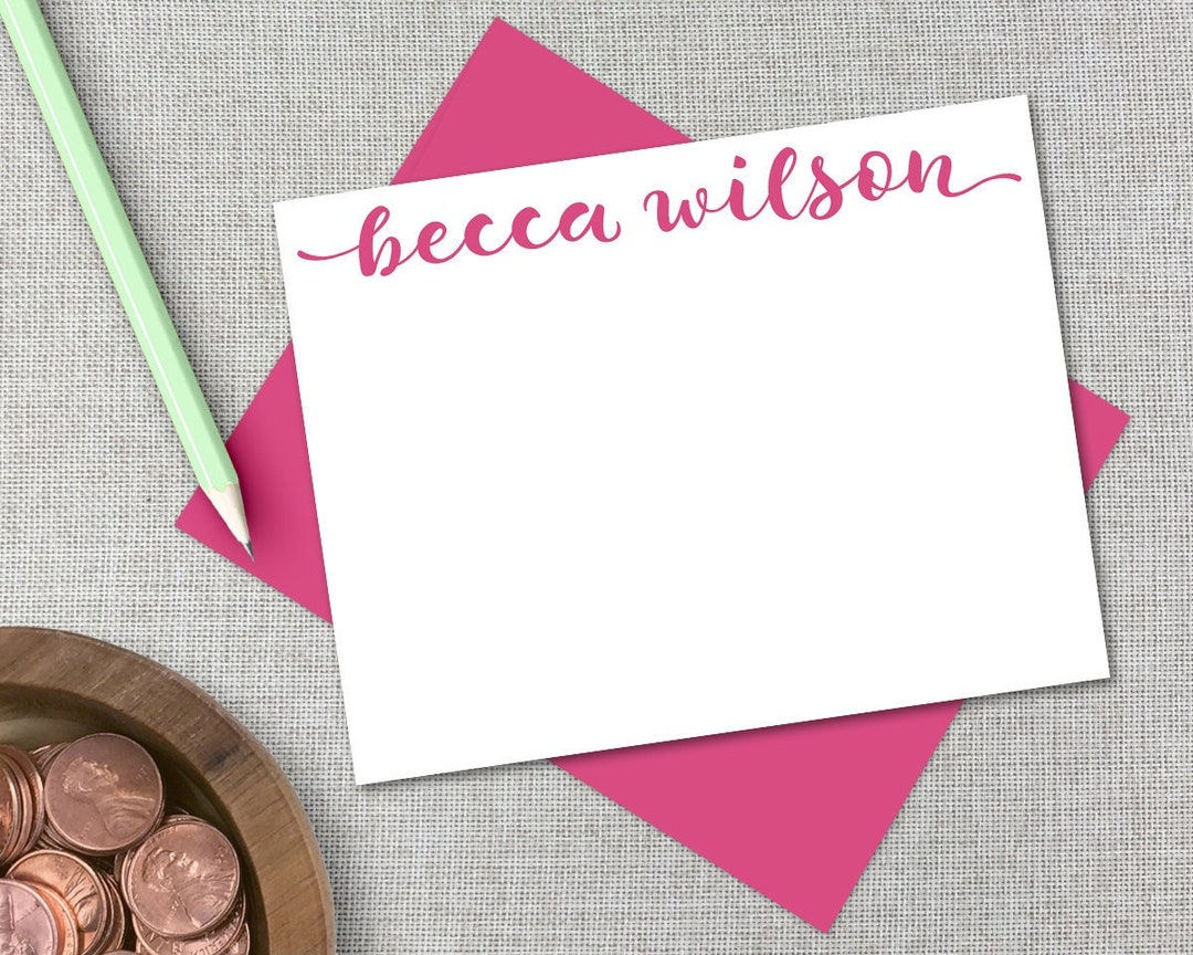 Personalized Stationery / Personalized Stationary Set / Monogram ...